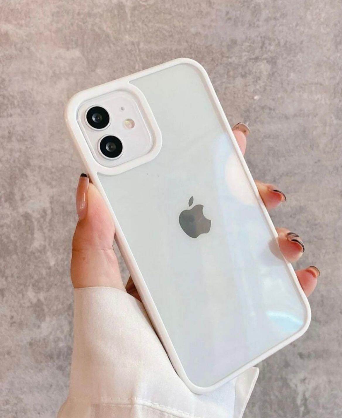 Case Transparente Bordes Blancos - TU CASE UY